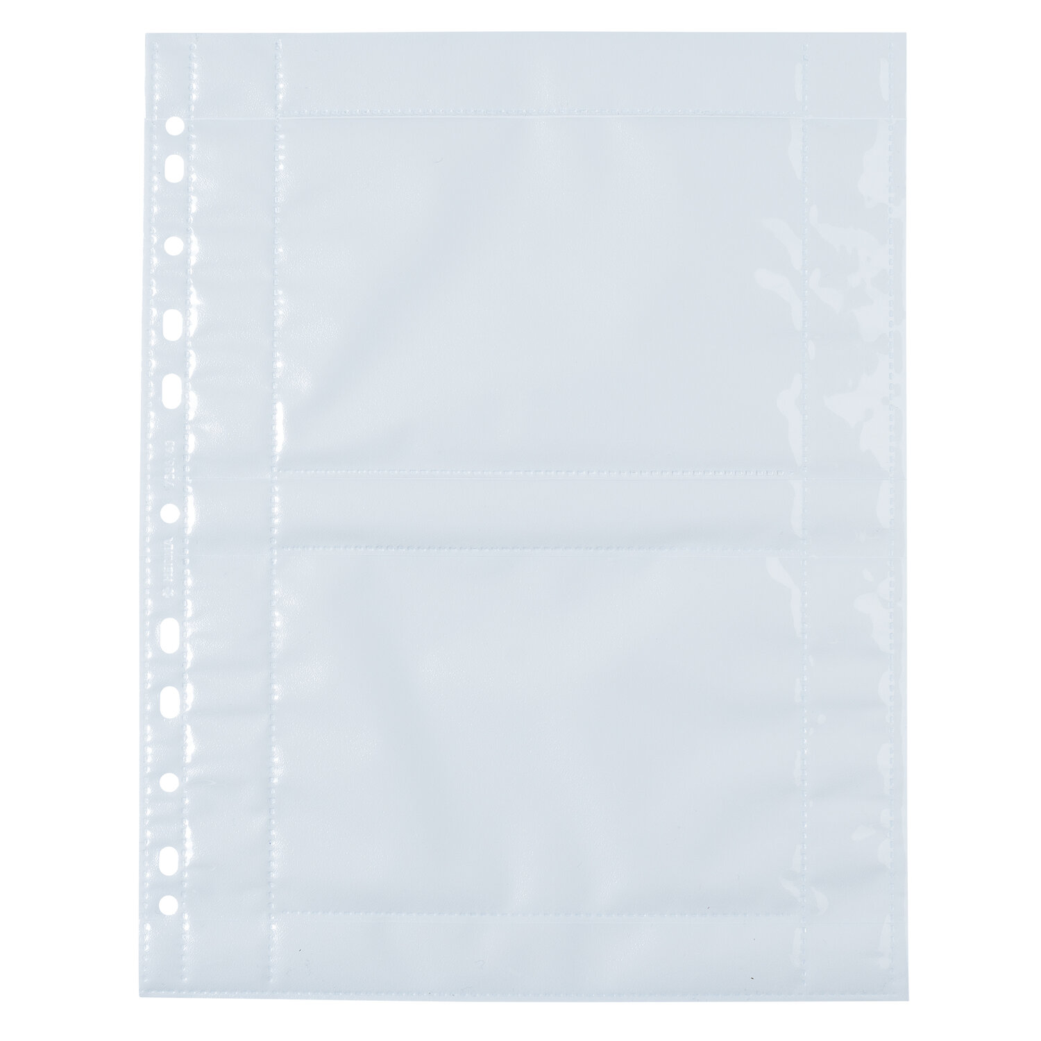 Fotophan fotoplastfickor 10x15 cm liggande vit 10 plastfickor